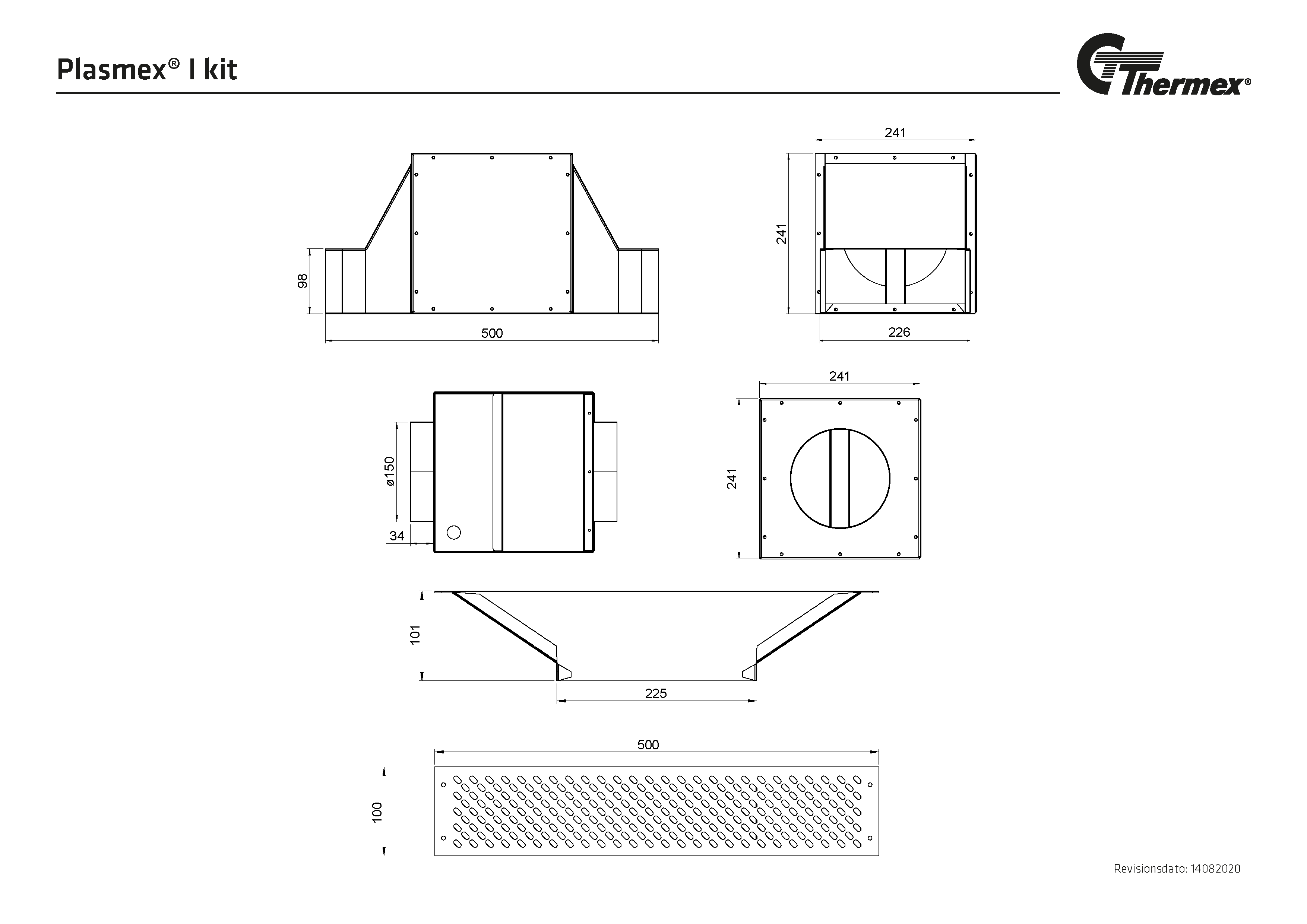 Plasmex® I kit including mounting box