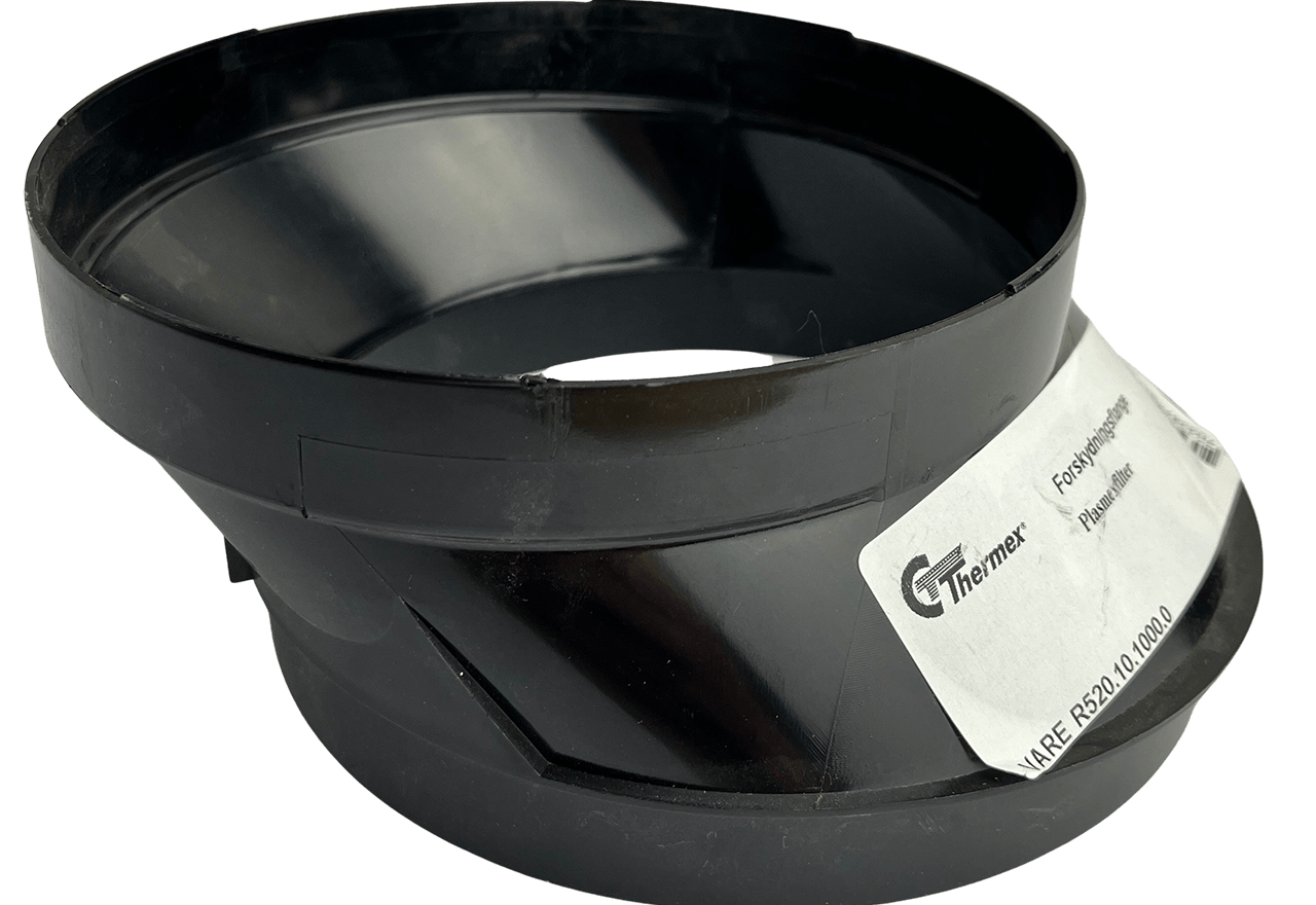 Displacement flange for Plasmex filter