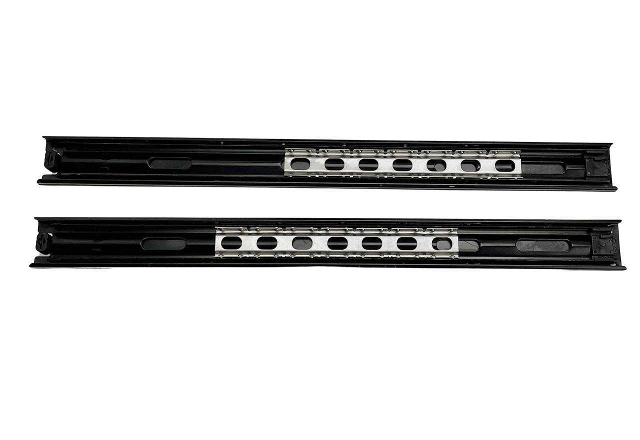 Pull-out shelf w/rails